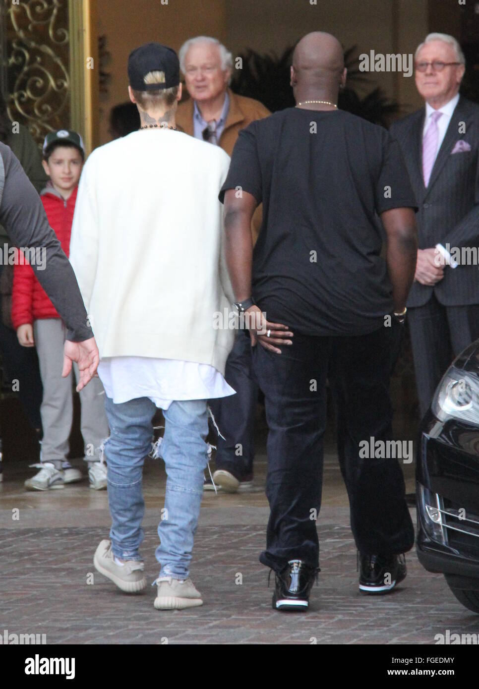 Justin Bieber and Corey Gamble spotted out together Featuring: Justin ...