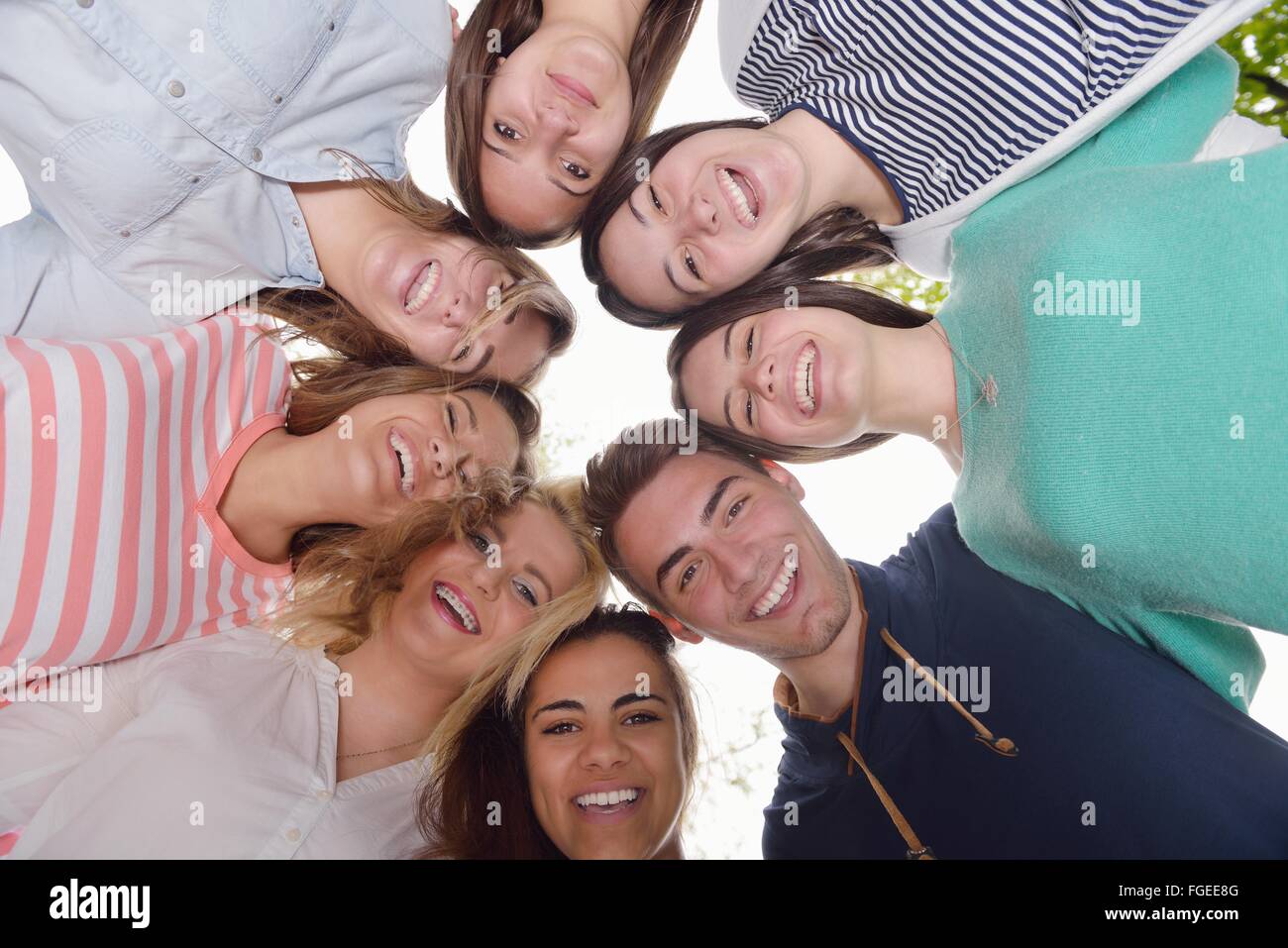 Teen girl staying outdoors summer hi-res stock photography and images ...
