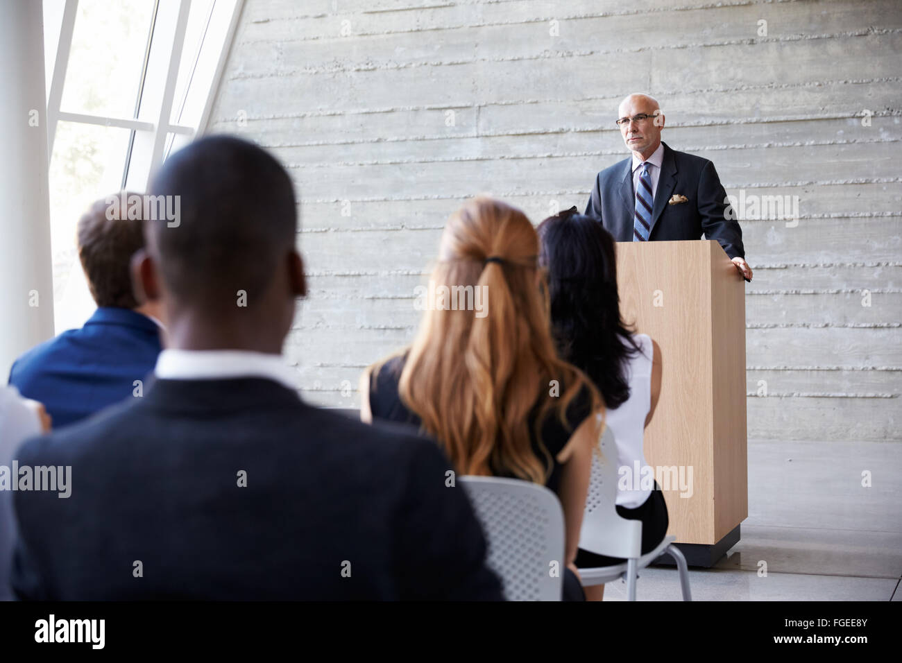African american woman speaking lectern hi-res stock photography and ...