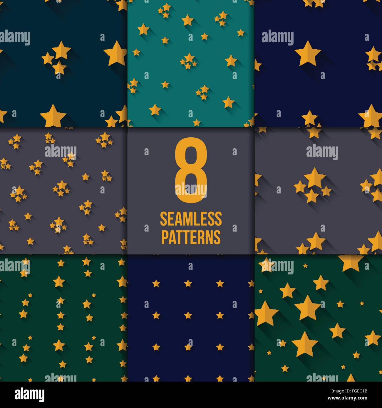 Seamless starry patterns Stock Vector Image & Art - Alamy