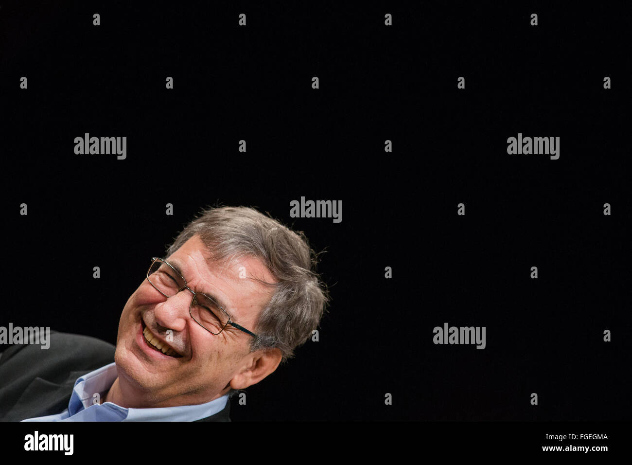 Cologne, Germany. 18th Feb, 2016. Turkish Nobel Peace Prize laureate ...