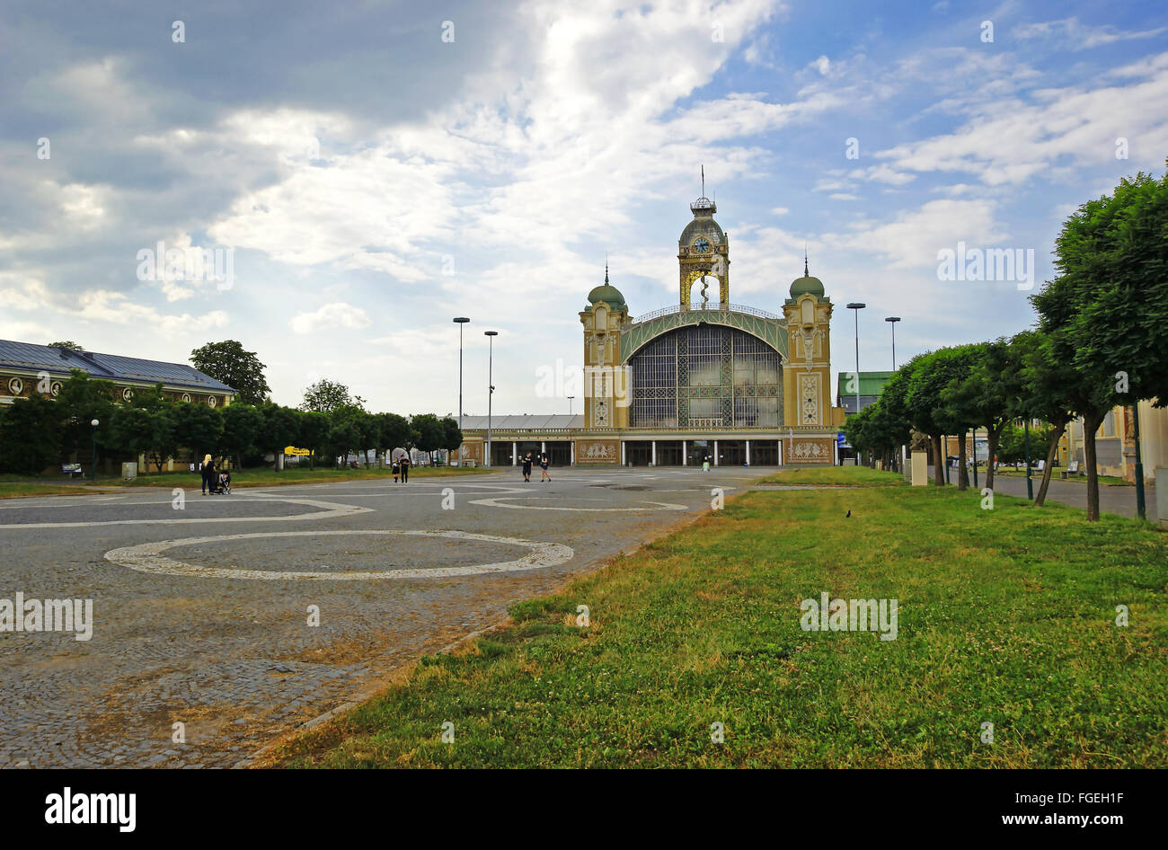 Palace of Industry at the Exhibition Centre Prague Stock Photo - Alamy