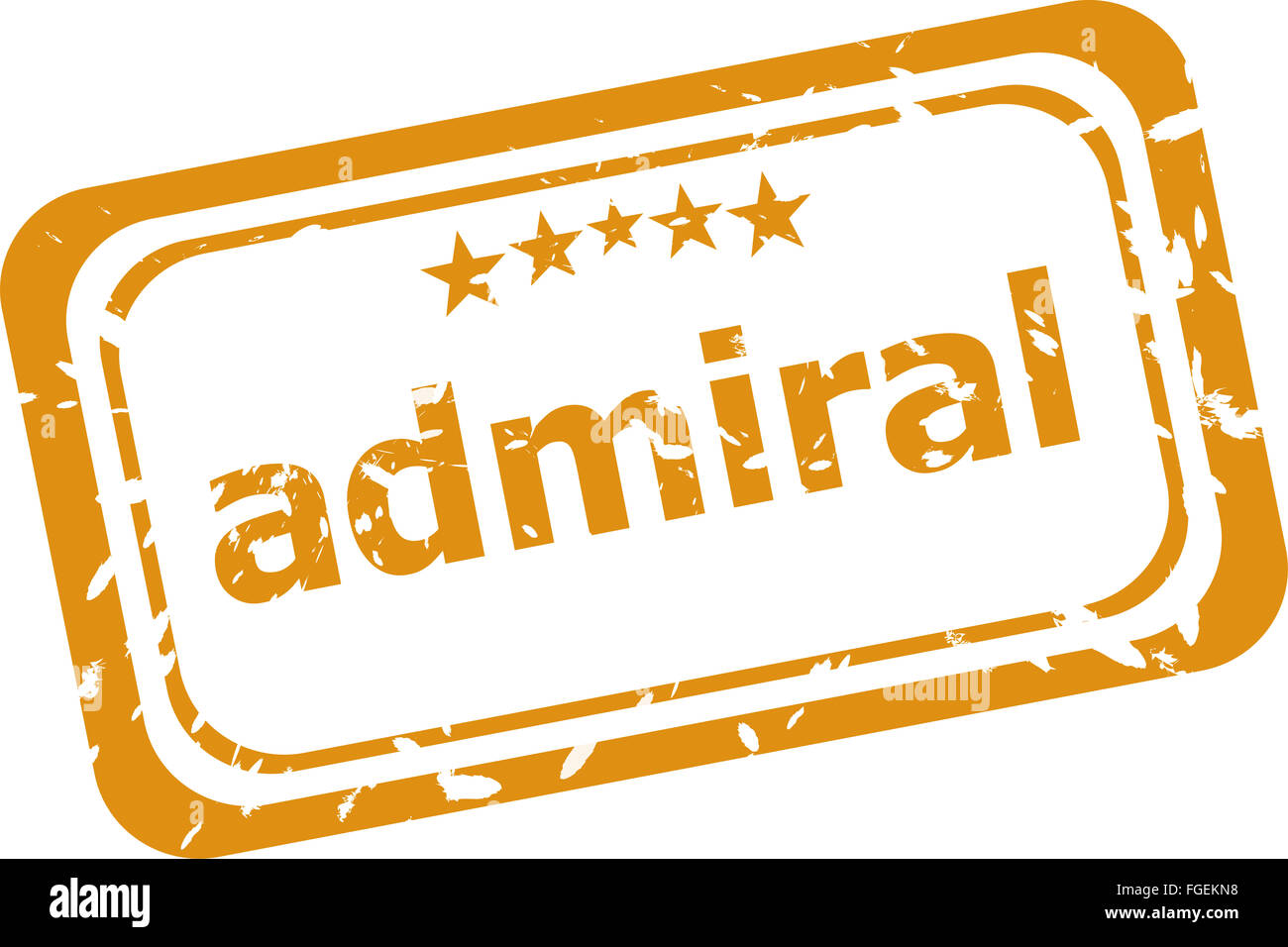 rubber stamp with admiral word isolated on white Stock Photo - Alamy