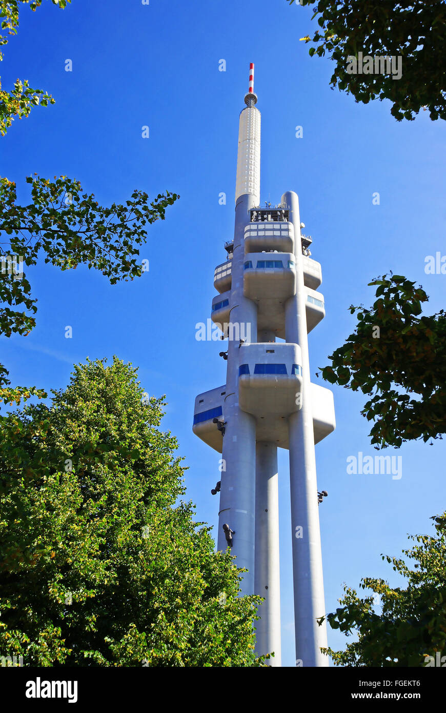 Tv tower prague hi-res stock photography and images - Alamy