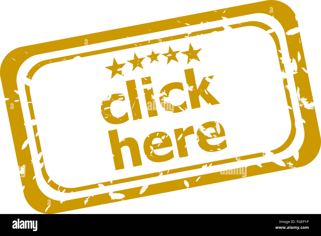 click here stamp isolated on white background Stock Photo - Alamy