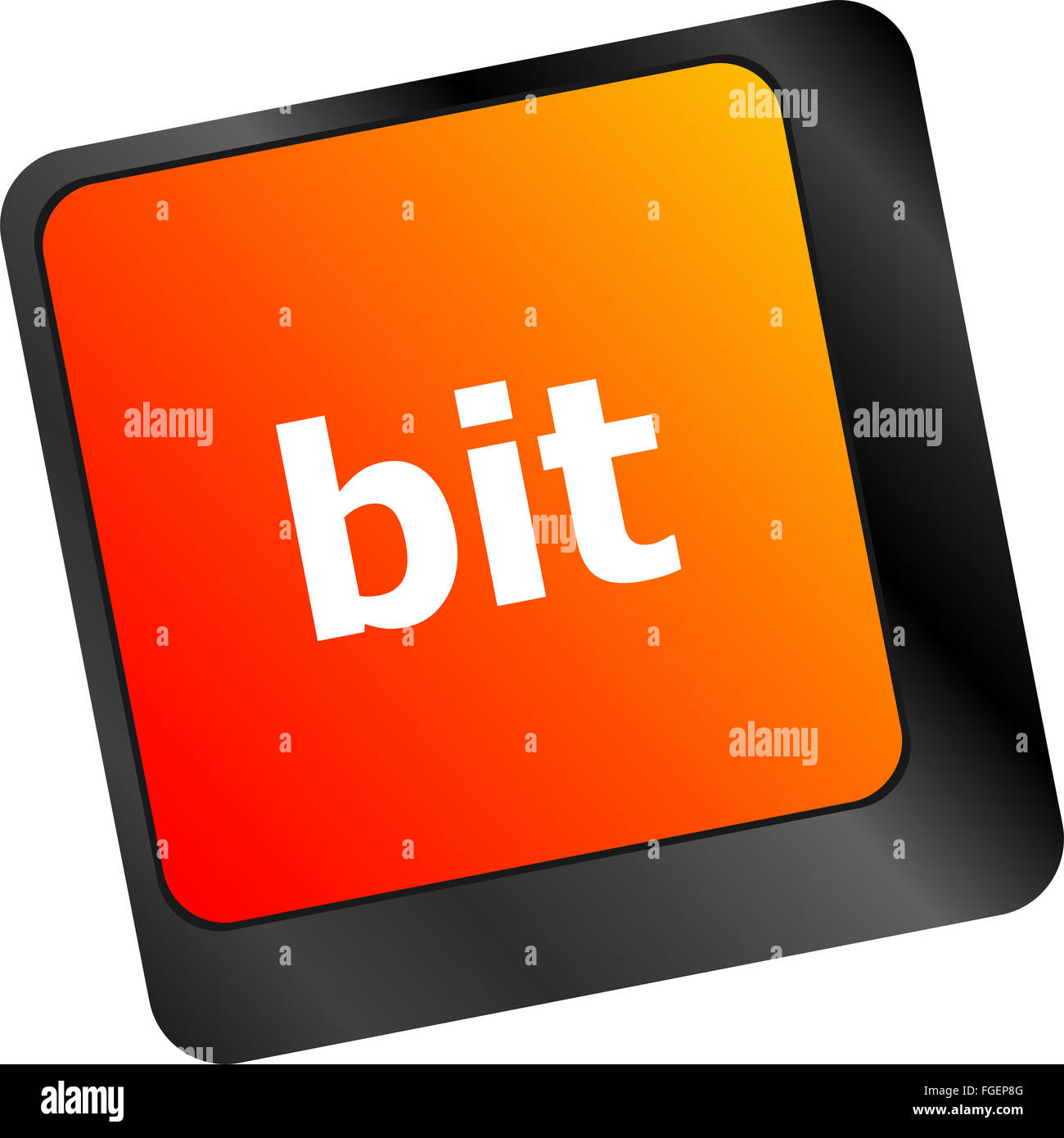 bit enter button on computer pc keyboard key Stock Photo - Alamy