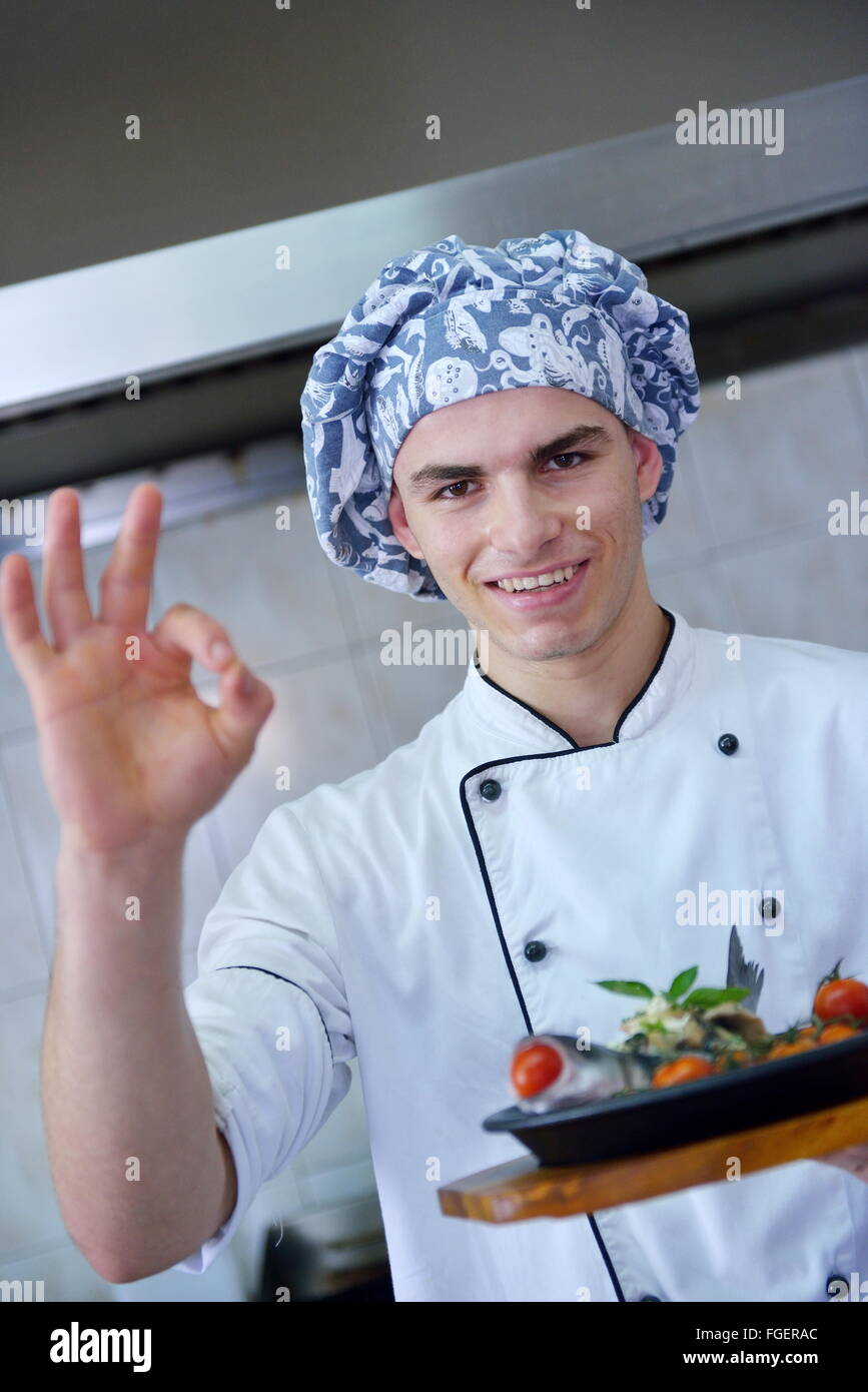 chef preparing food Stock Photo - Alamy