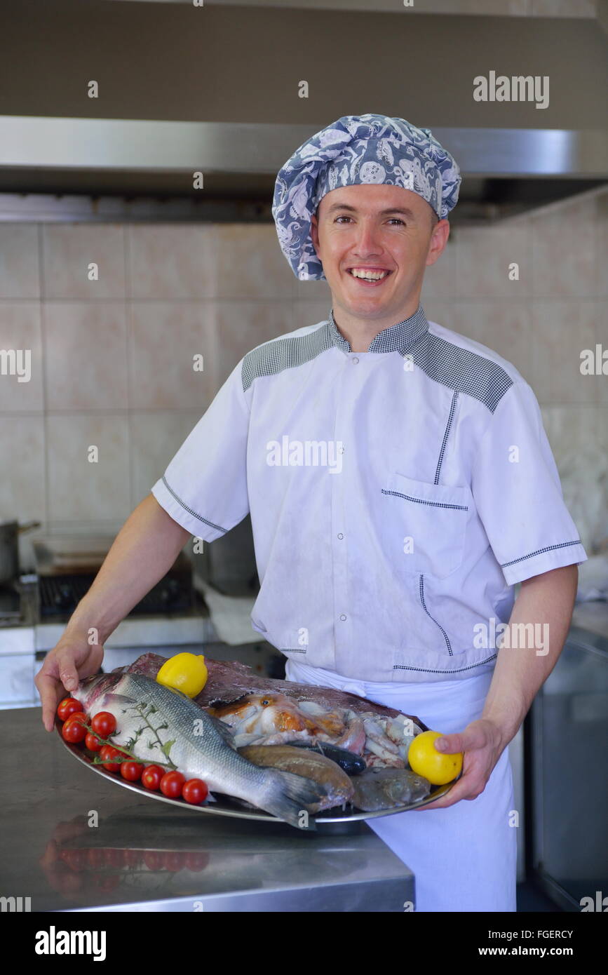 chef preparing food Stock Photo - Alamy