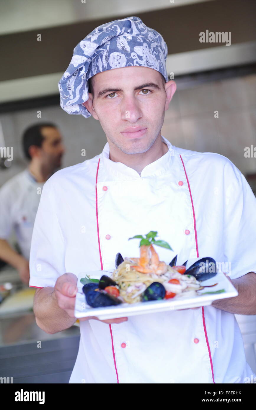 chef preparing food Stock Photo - Alamy