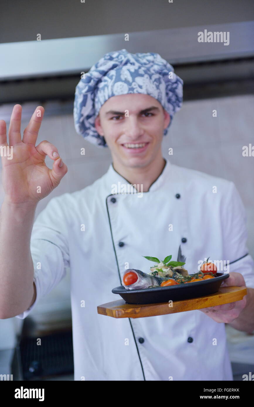 chef preparing food Stock Photo - Alamy