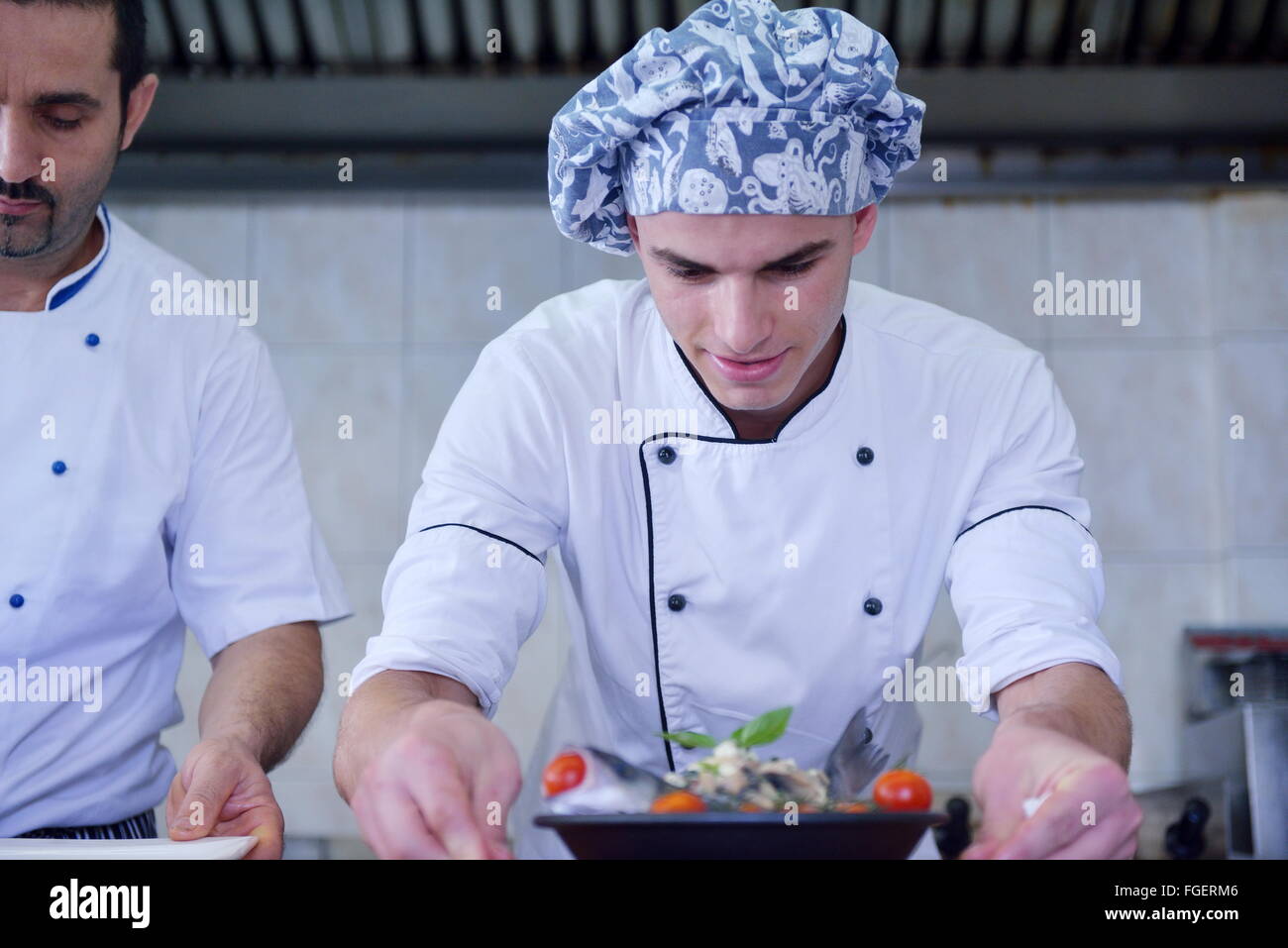 chef preparing food Stock Photo - Alamy