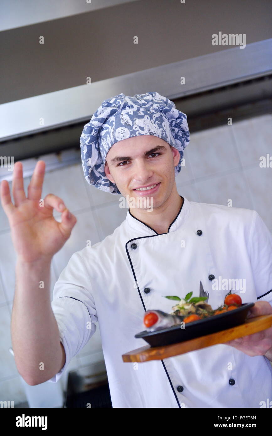 chef preparing food Stock Photo - Alamy
