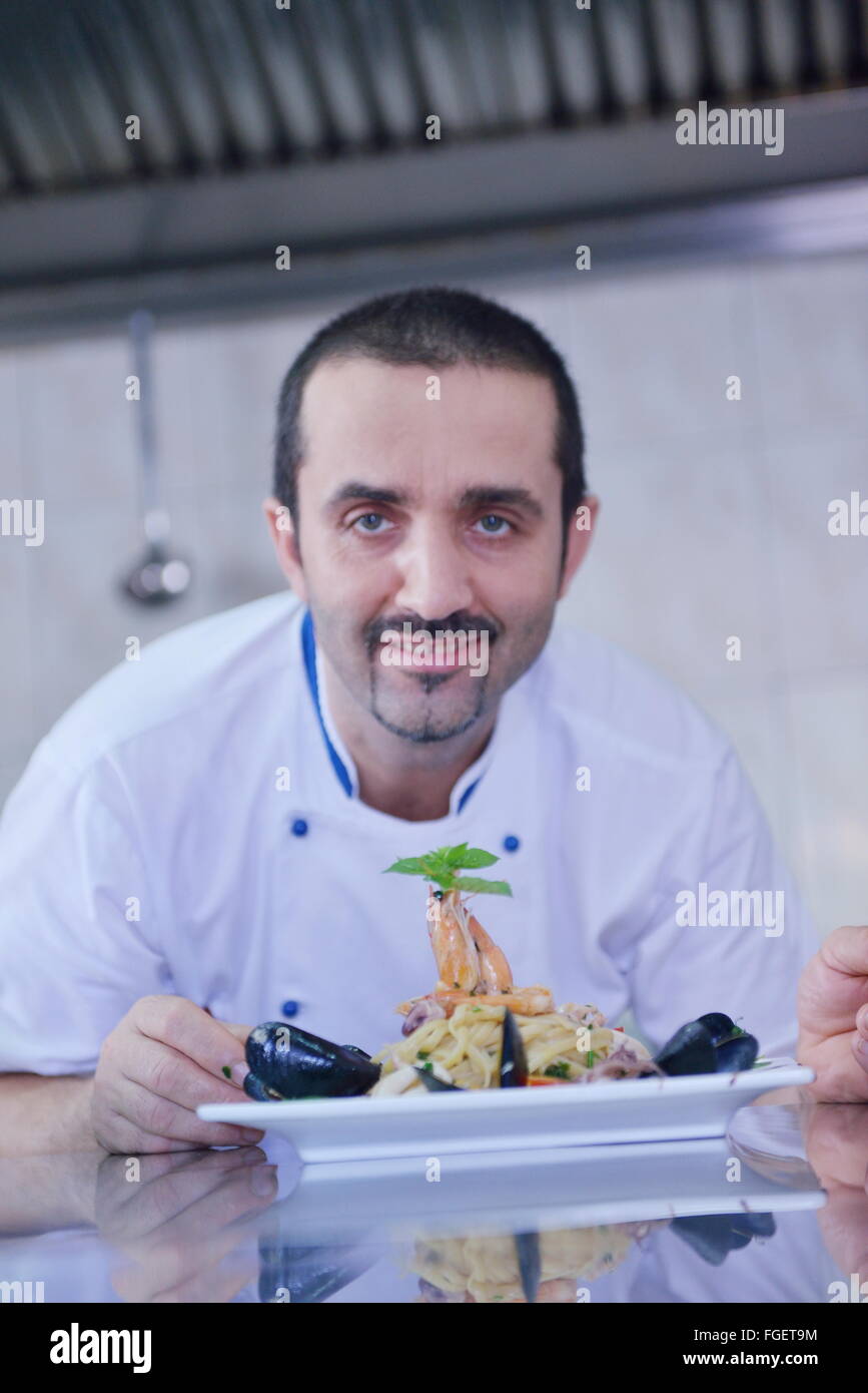 chef preparing food Stock Photo - Alamy