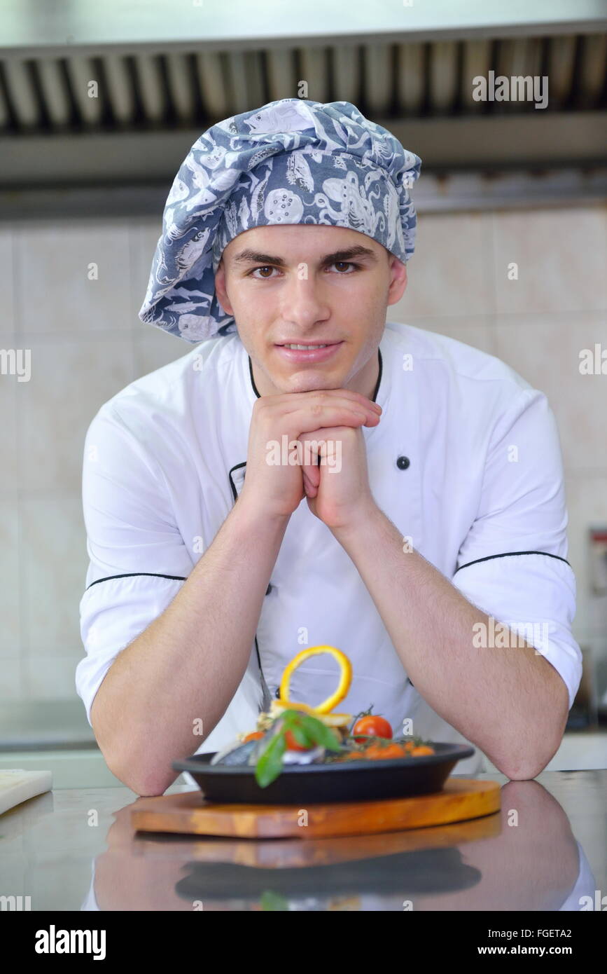 chef preparing food Stock Photo - Alamy