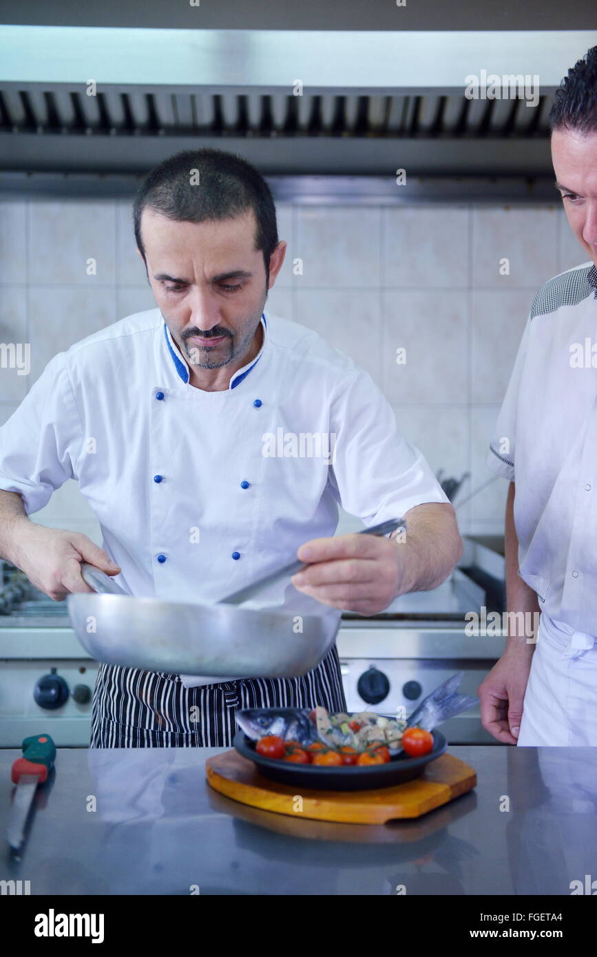 chef preparing food Stock Photo - Alamy