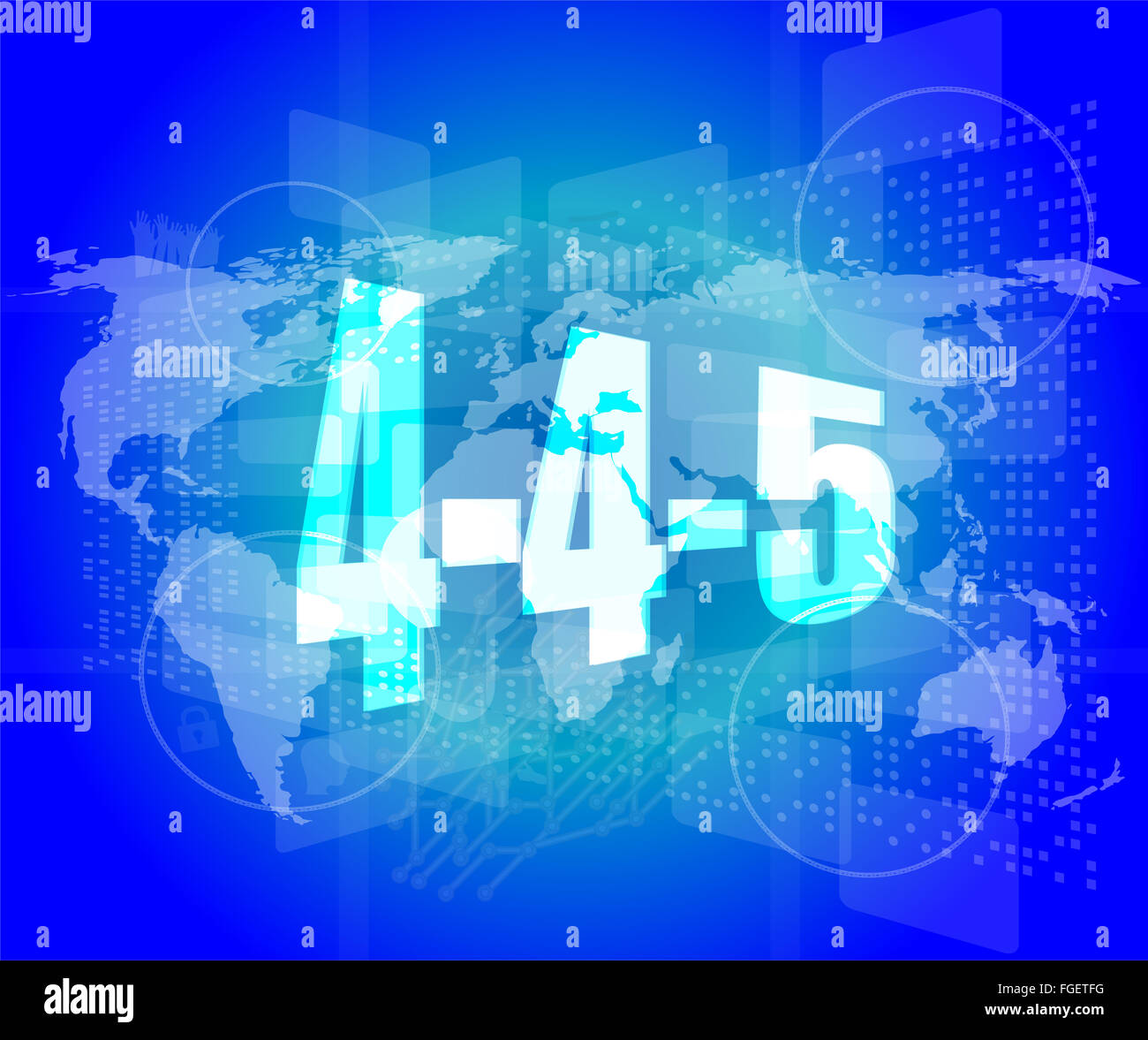 business concept, digital touch screen interface Stock Photo - Alamy