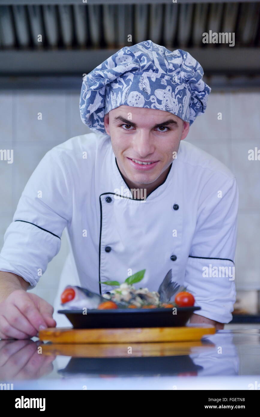 chef preparing food Stock Photo - Alamy