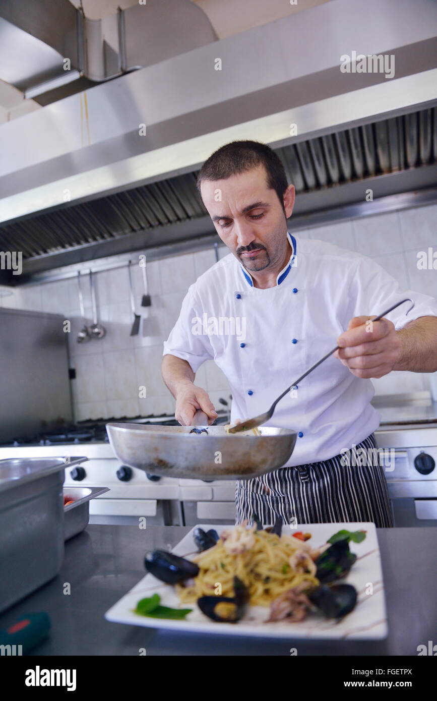 chef preparing food Stock Photo - Alamy