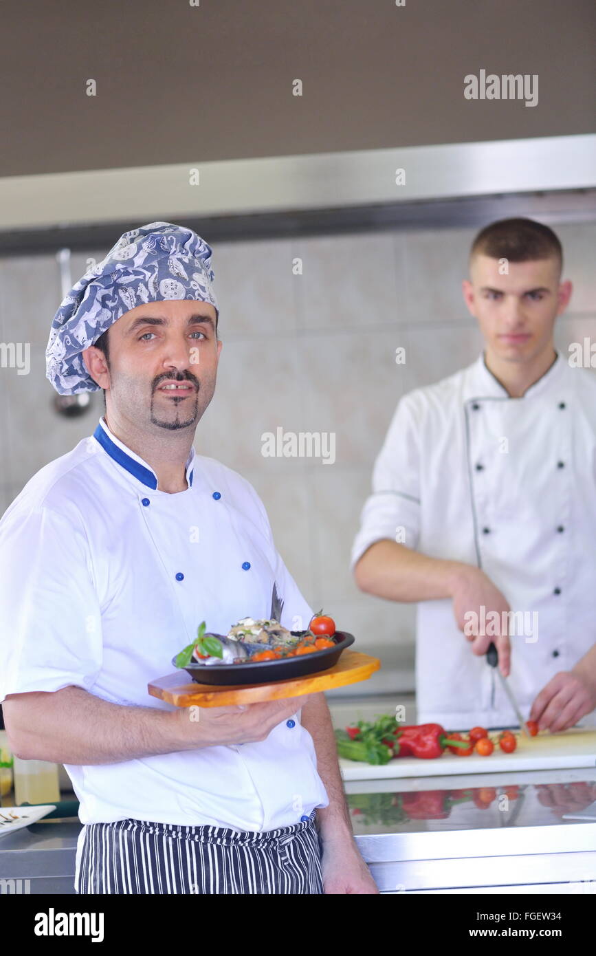 chef preparing food Stock Photo - Alamy