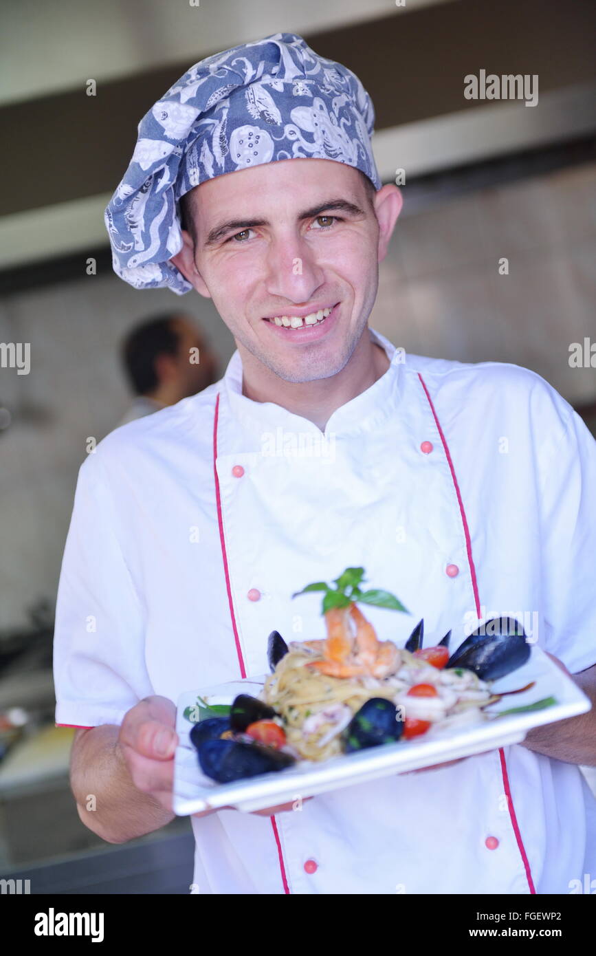 chef preparing food Stock Photo - Alamy