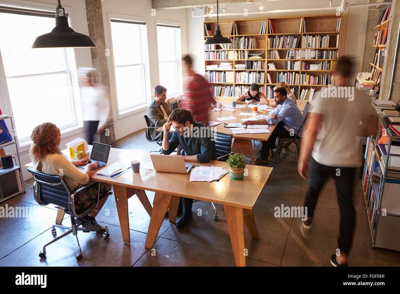 Library overhead hi-res stock photography and images - Alamy
