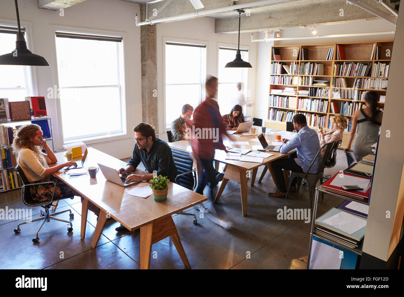 Library overhead hi-res stock photography and images - Alamy