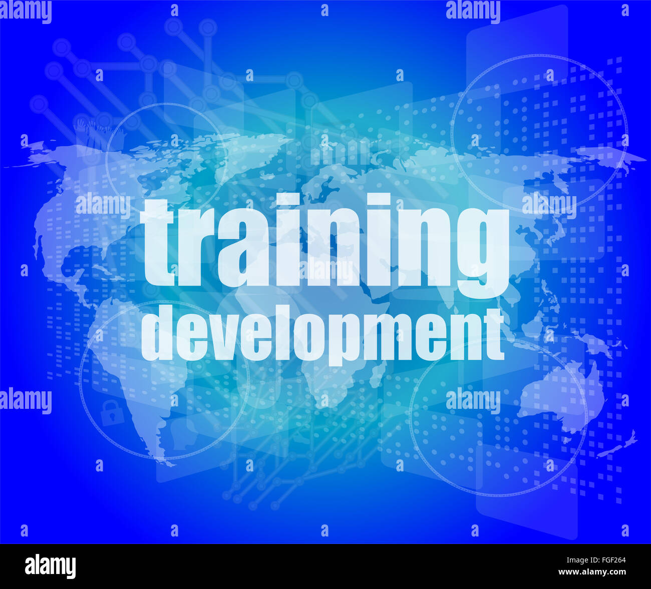 Education and learn concept: Training Development on digital screen Stock Photo - Alamy
