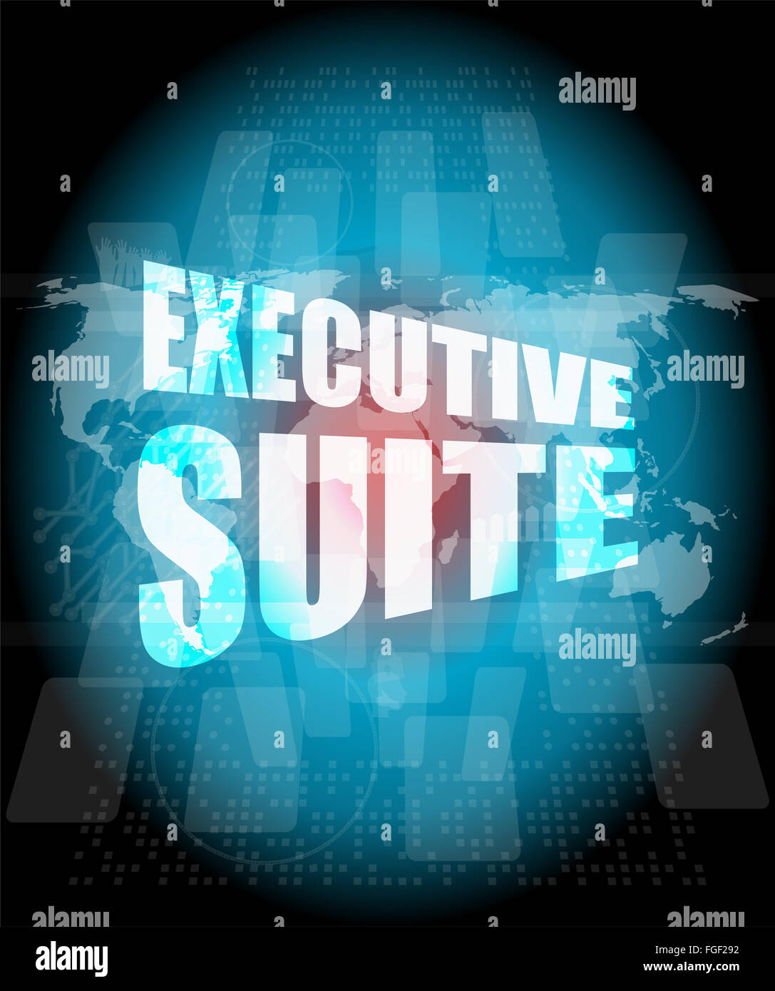 executive suite, interface hi technology, touch screen Stock Photo - Alamy