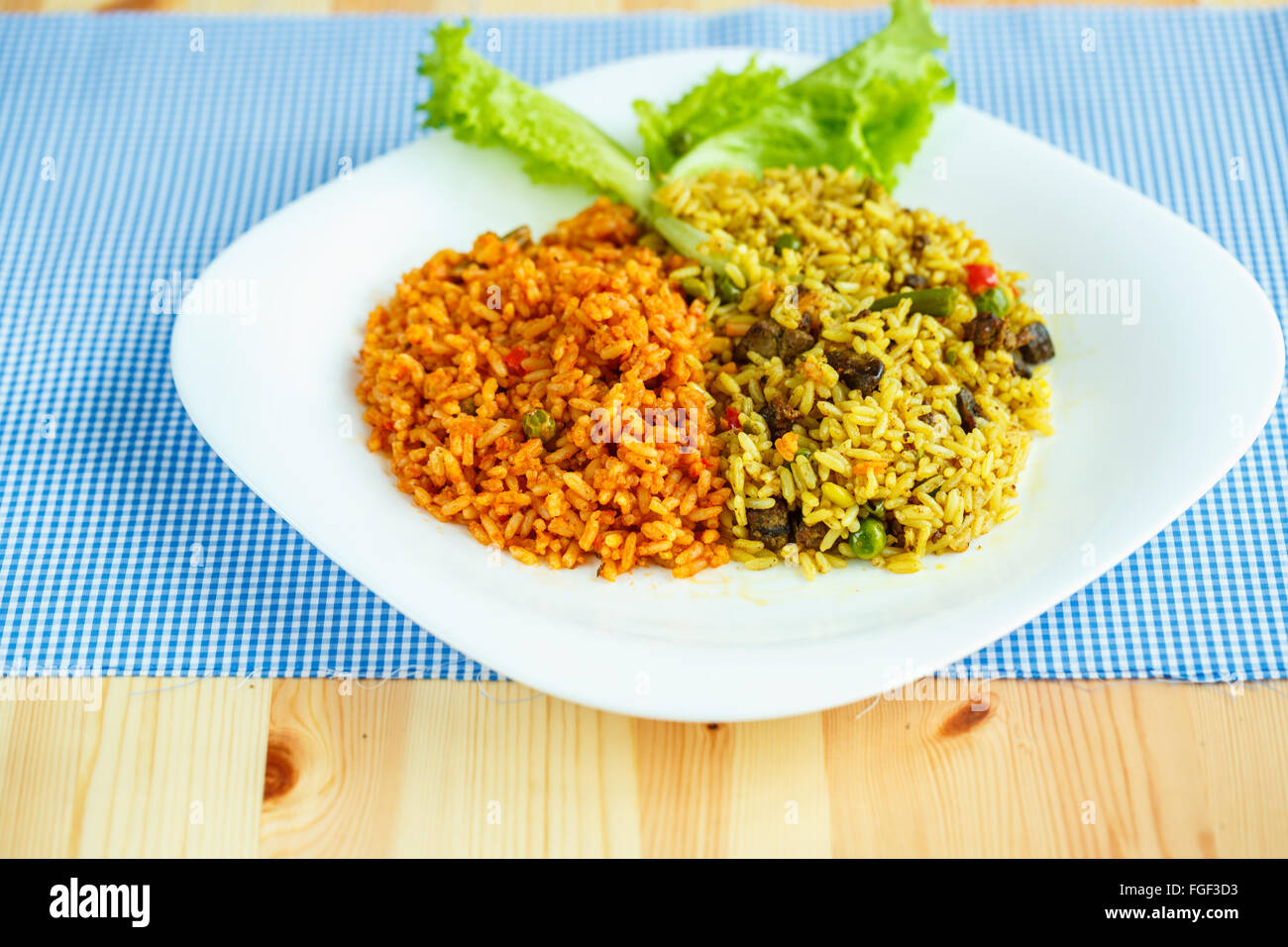 White rice tablecloths hi-res stock photography and images - Alamy