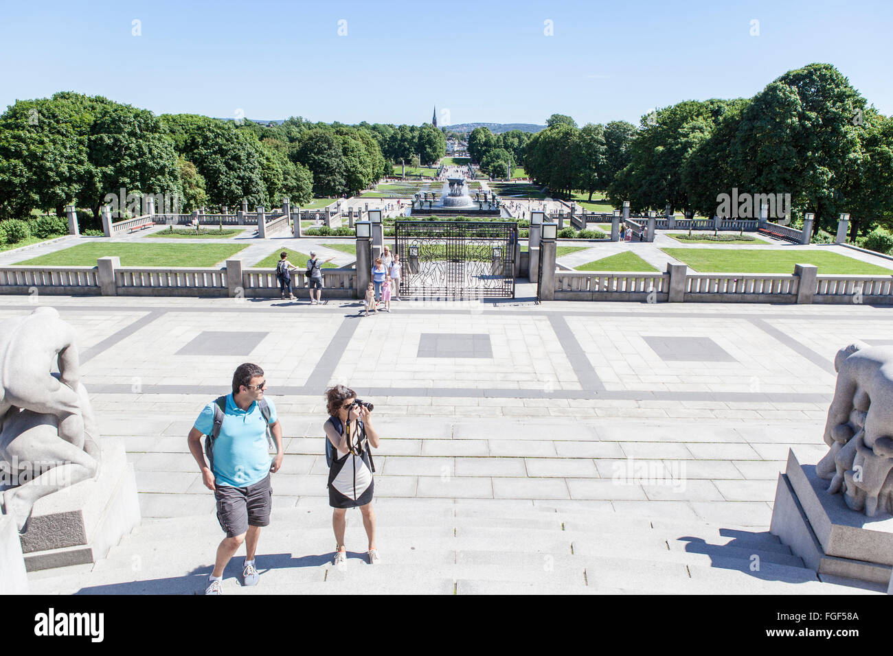 Frogner Park, Oslo, Norway Stock Photo - Alamy
