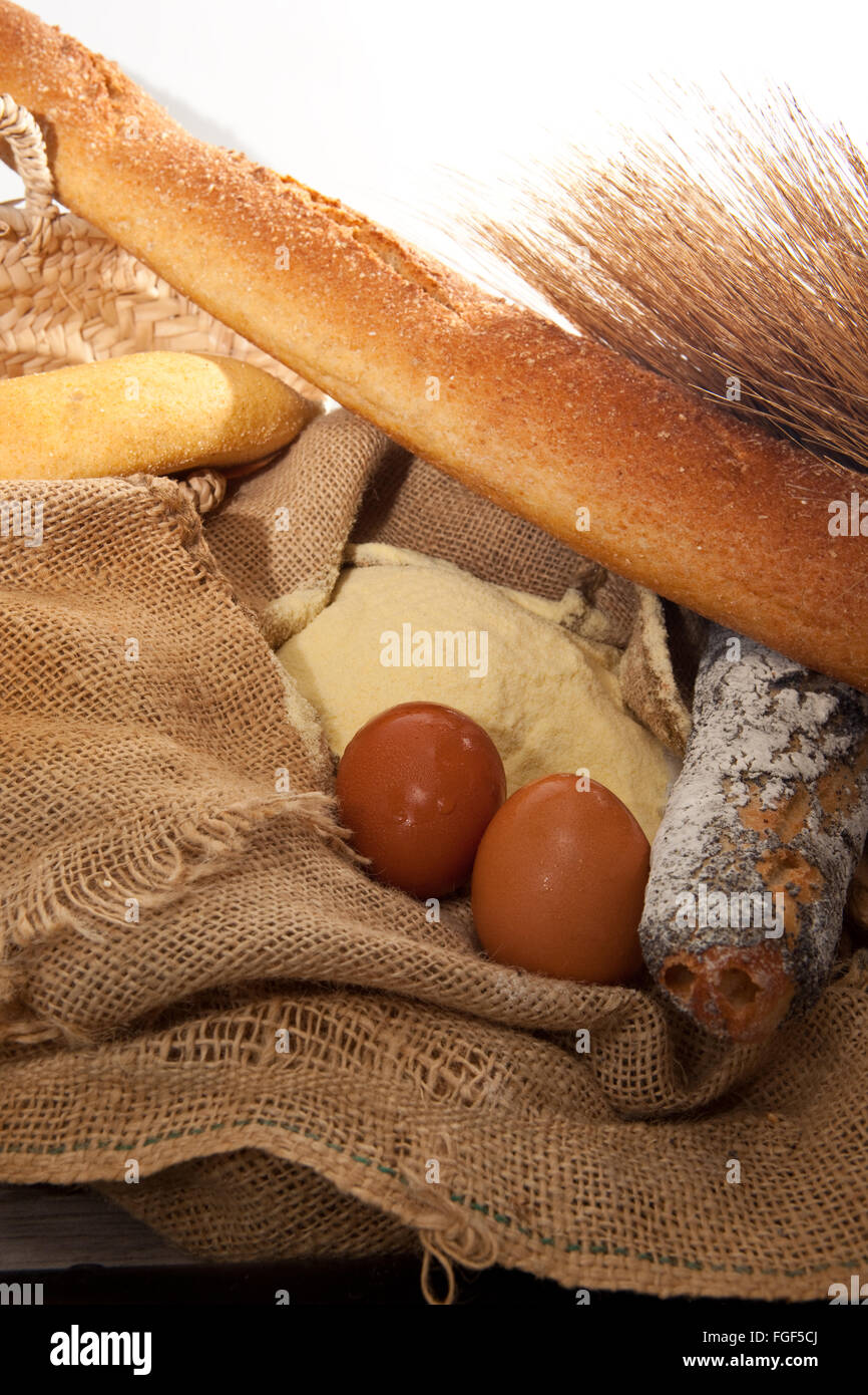 Varied bread basket Stock Photo - Alamy
