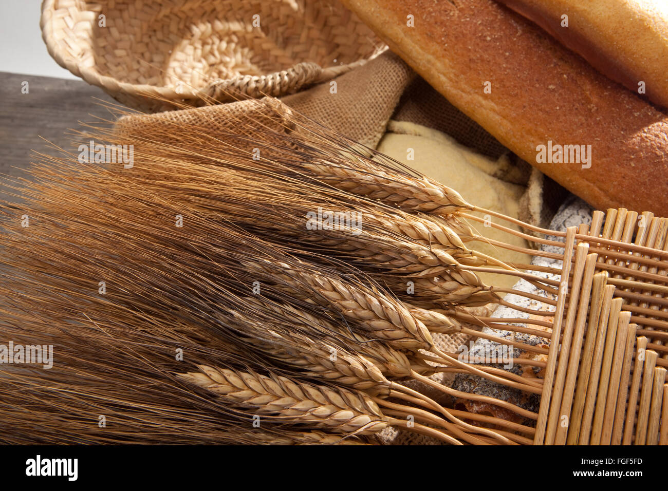Varied bread basket Stock Photo - Alamy