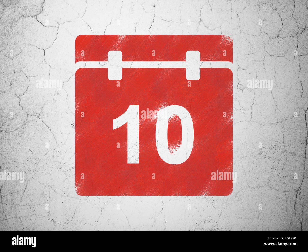 Timeline concept: Calendar on wall background Stock Photo - Alamy