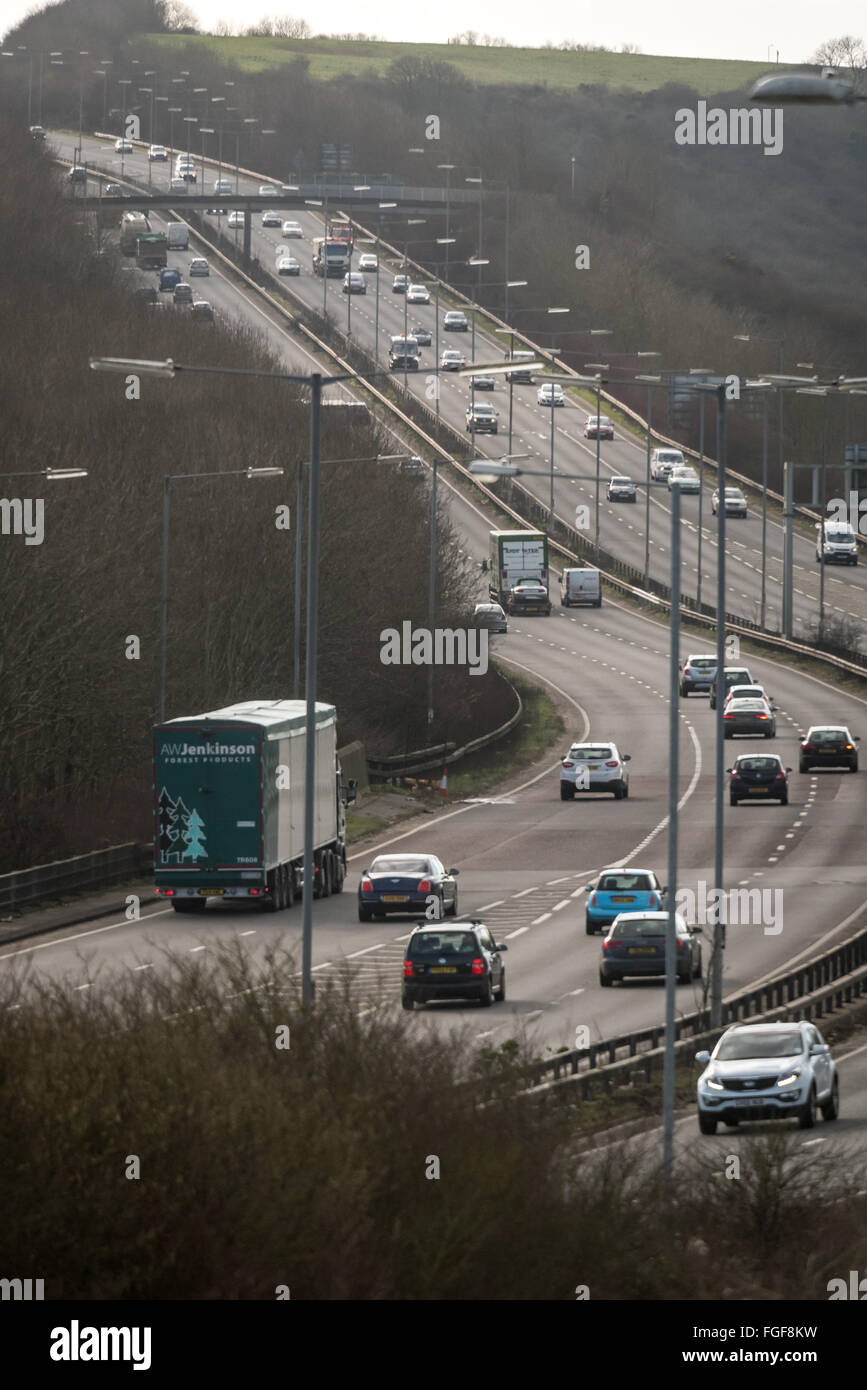 The A27 Brighton By-Pass road, looking towards the west Stock Photo - Alamy