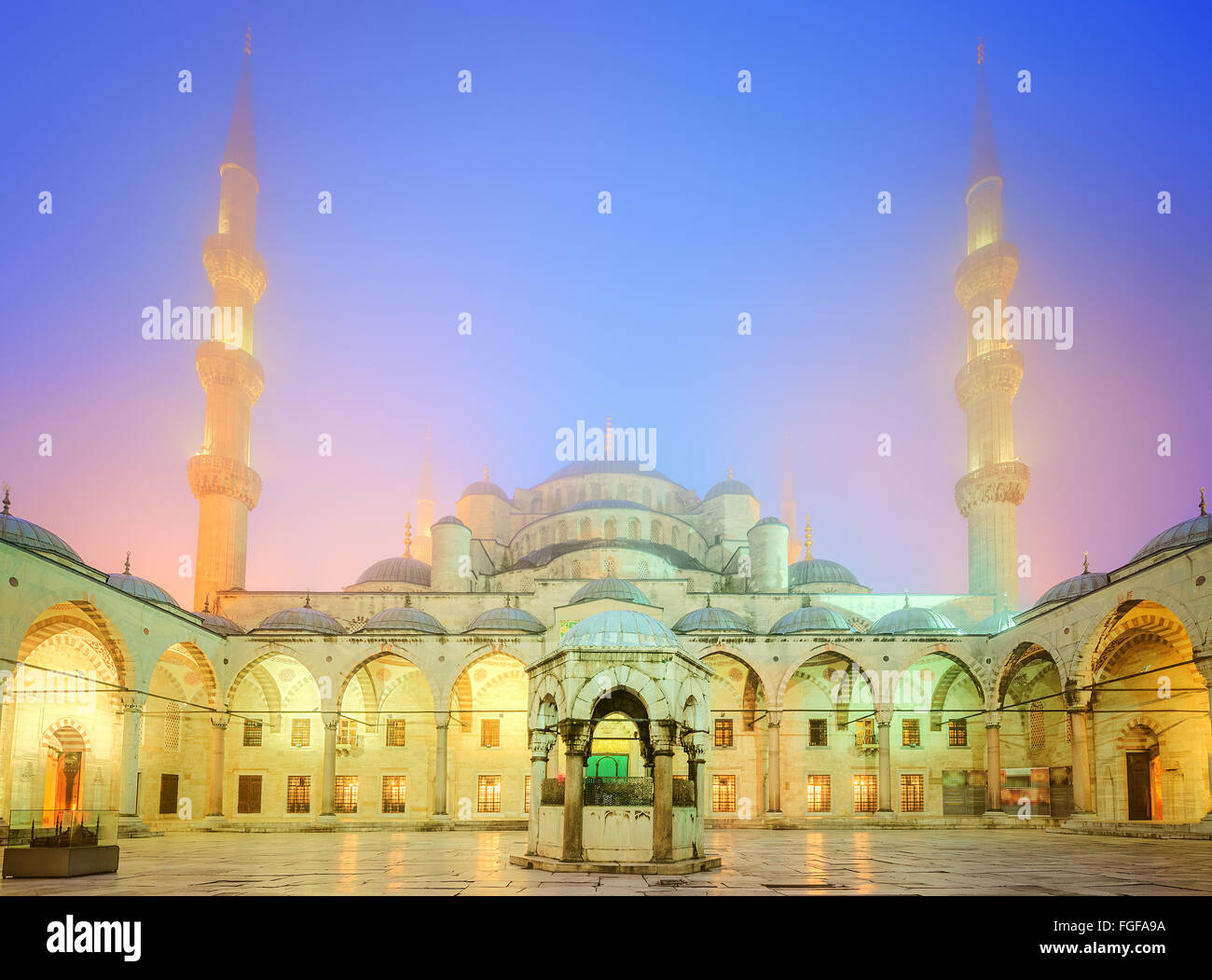 The Suleymaniye Mosque or Blue mosque in Istanbul, Turkey Stock Photo ...