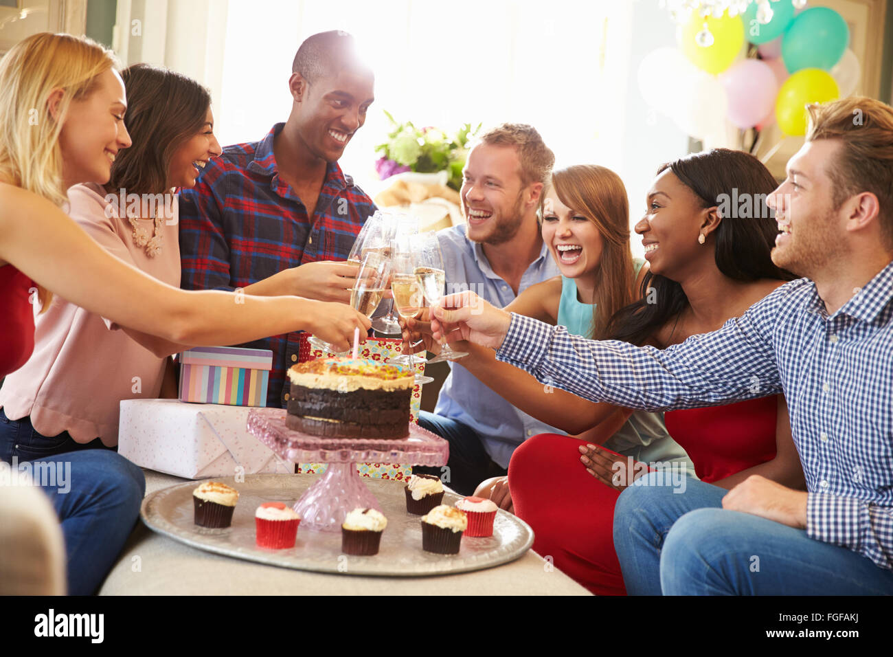 Celebrate birthday hi-res stock photography and images - Alamy