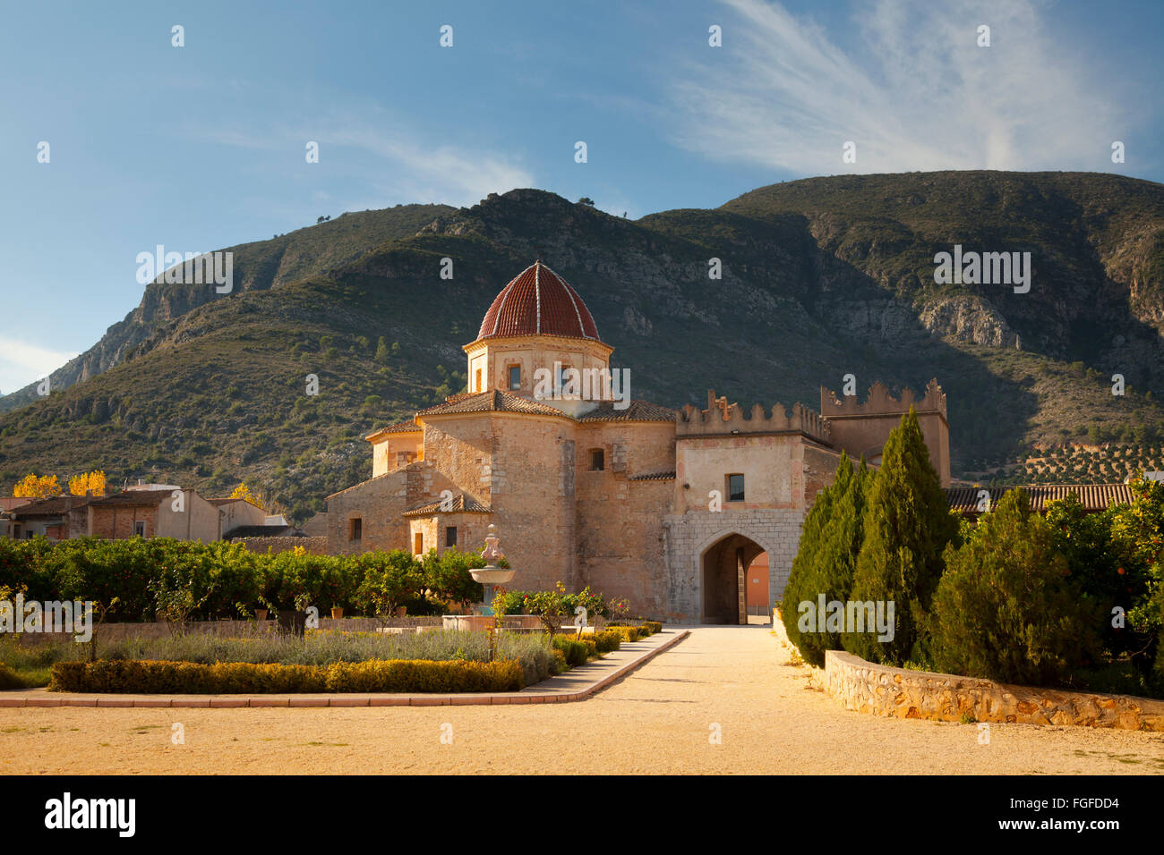 The Cistercian Monastery of Saint Mary of Valldigna in Simat Spain ...