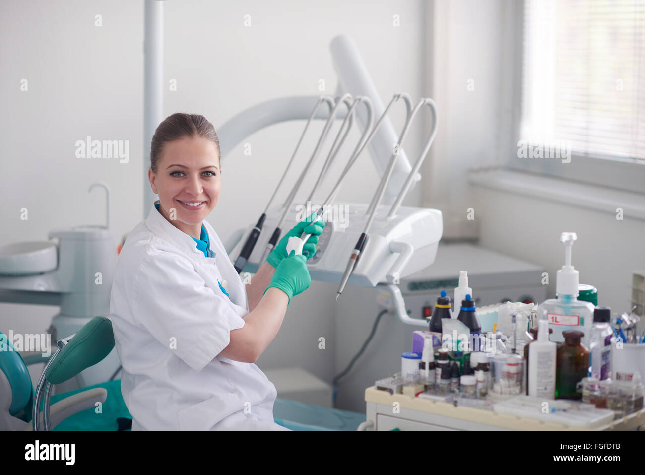 portrait of a dentist Stock Photo - Alamy