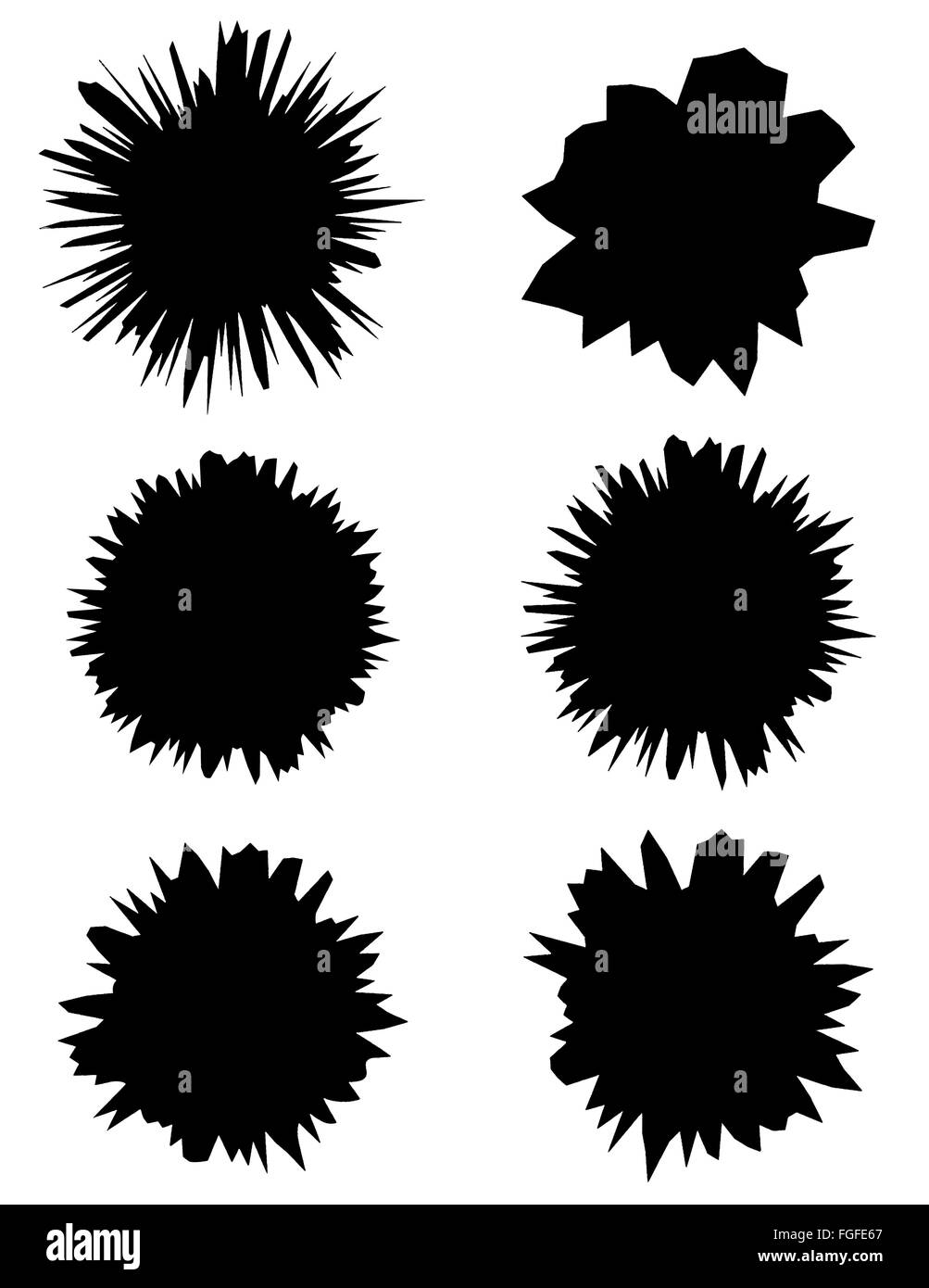 Blast holes Stock Vector Images - Alamy