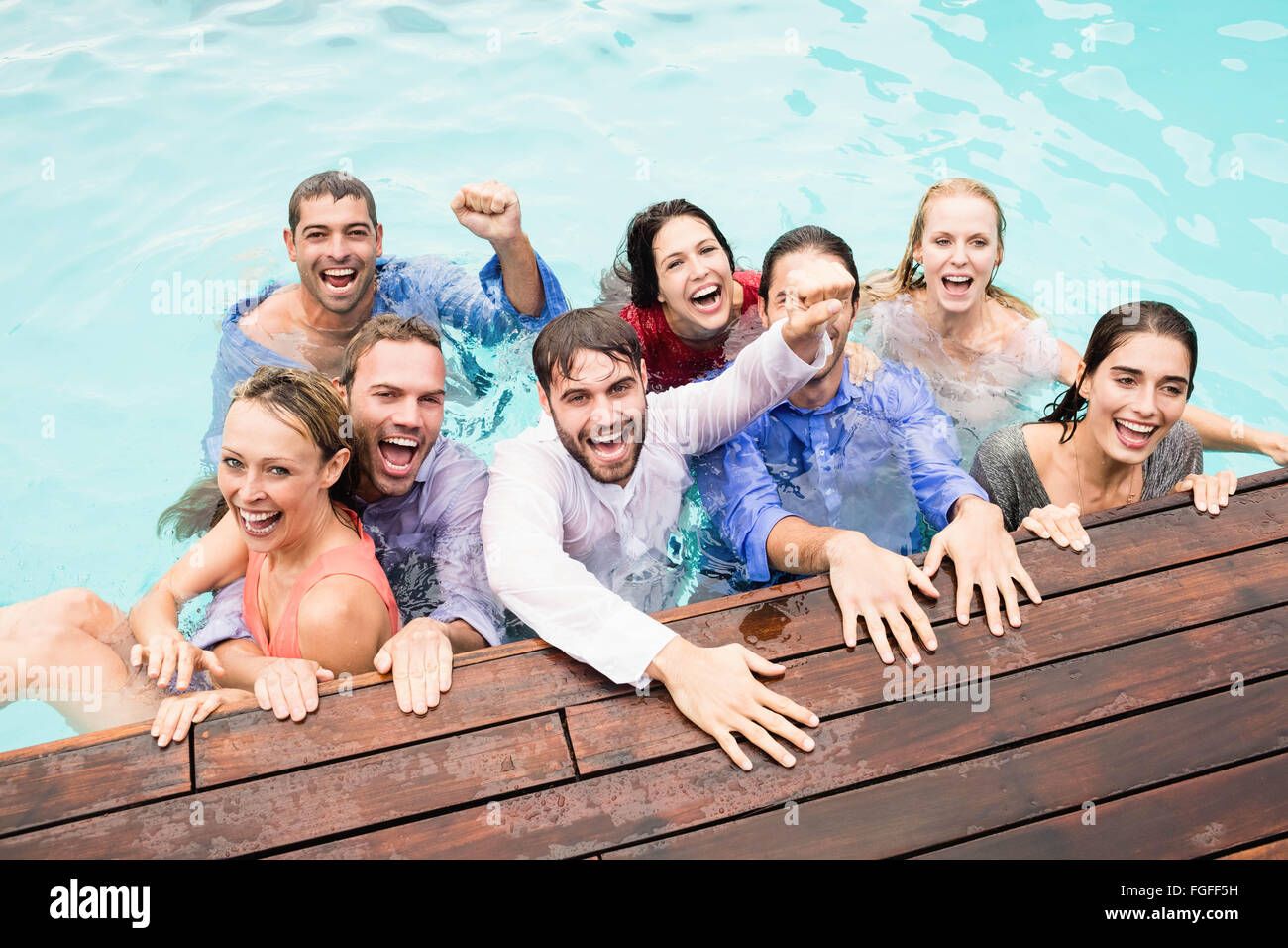 Young friends having fun Stock Photo - Alamy