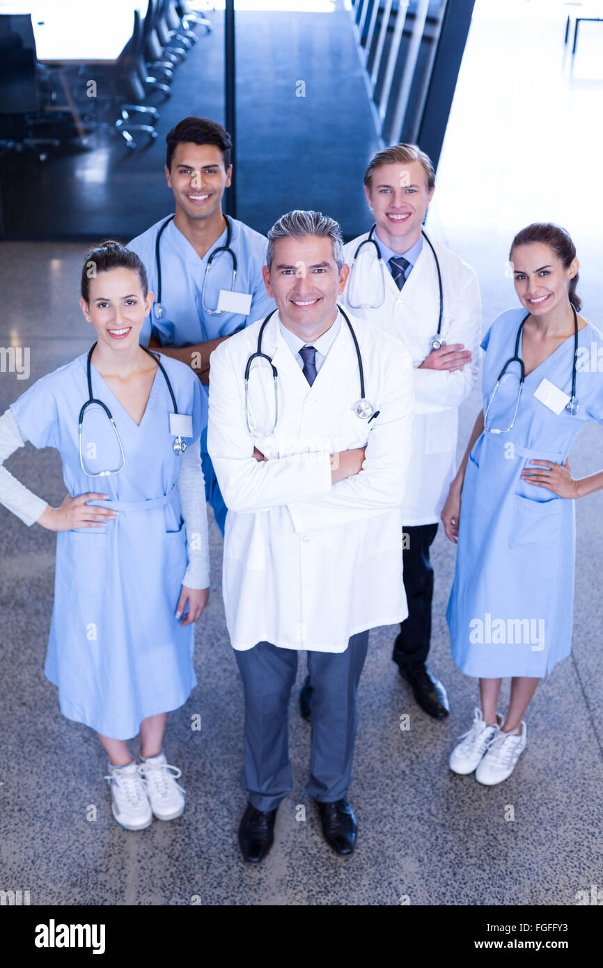 Portrait of medical team standing together Stock Photo - Alamy