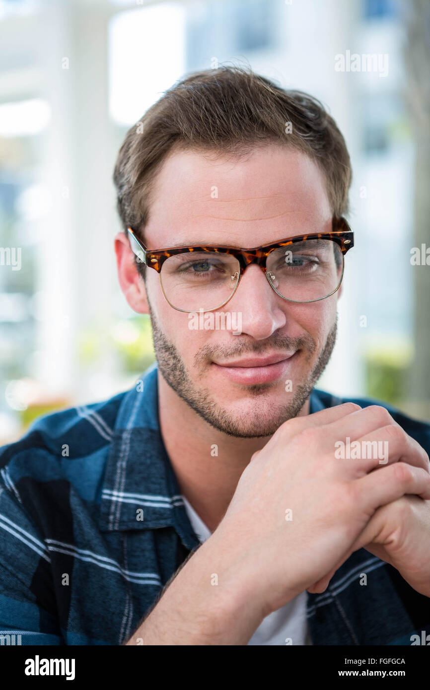 Handsome man working Stock Photo - Alamy