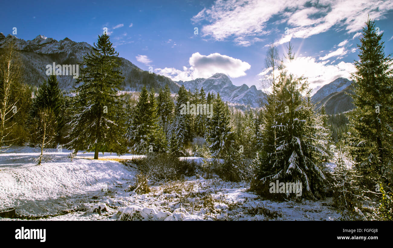 Fusine and winter hi-res stock photography and images - Alamy