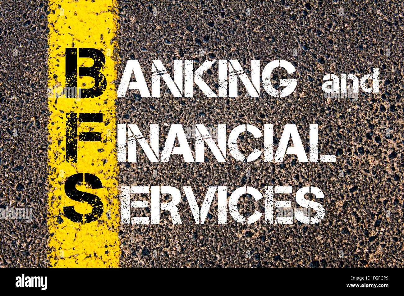 Concept image of Business Acronym BFS Banking and Financial Services ...