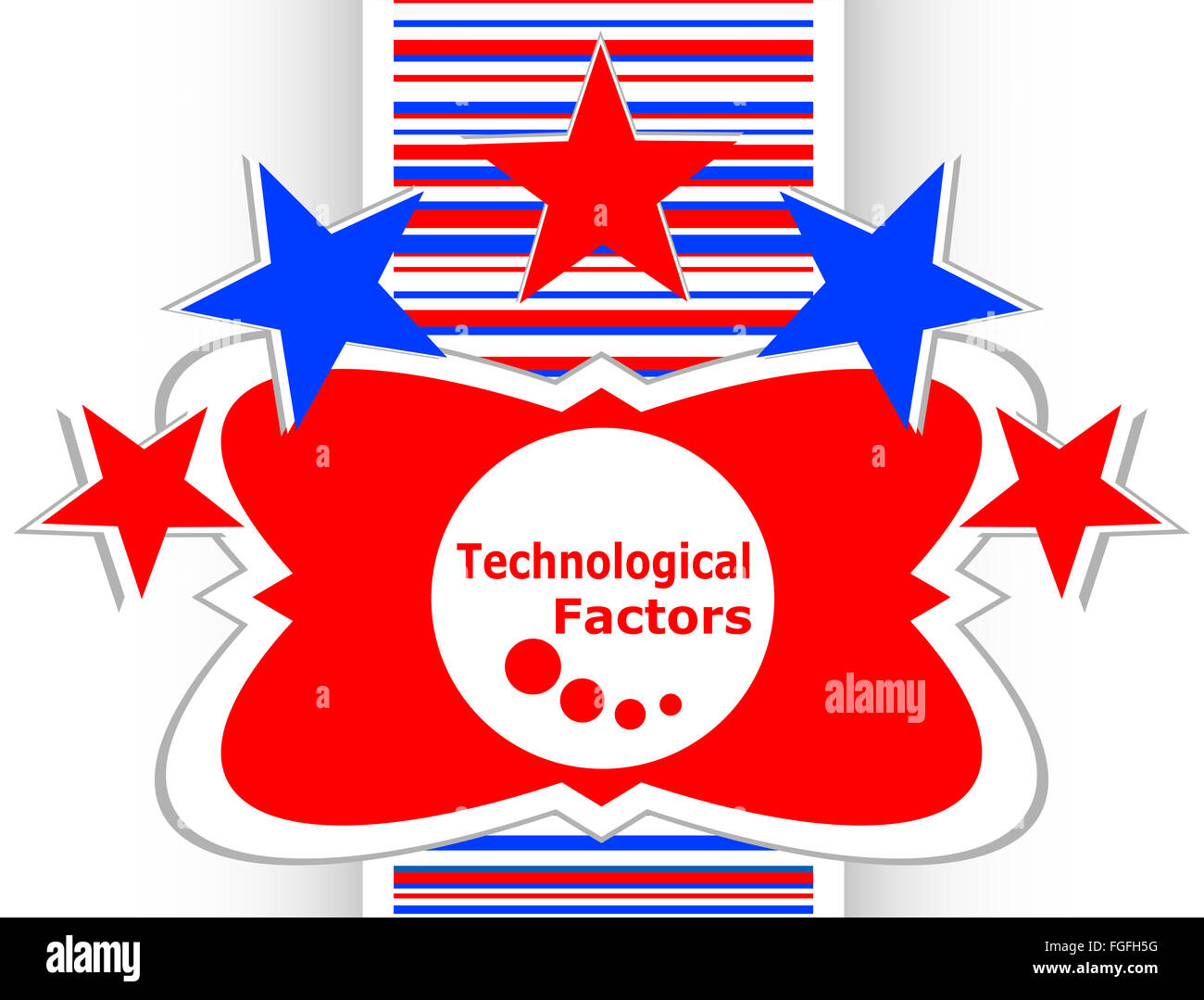 technological factors web button, icon isolated on white vector Stock ...