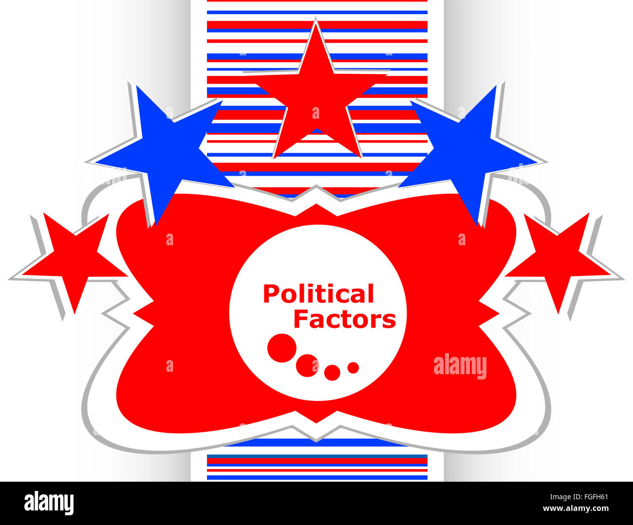political factors web button, icon isolated on white vector Stock Photo ...