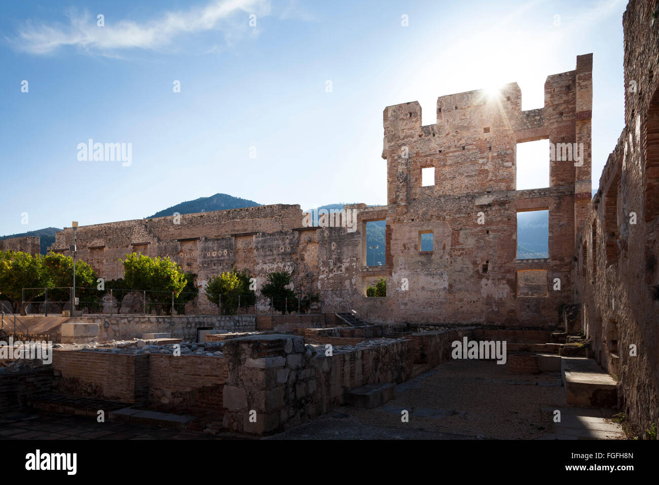 The ruins around the Cistercian Monastery of Saint Mary of Valldigna in ...