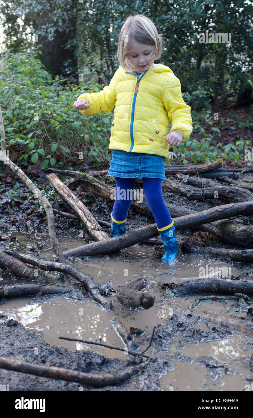 Girl in mud hi-res stock photography and images - Alamy