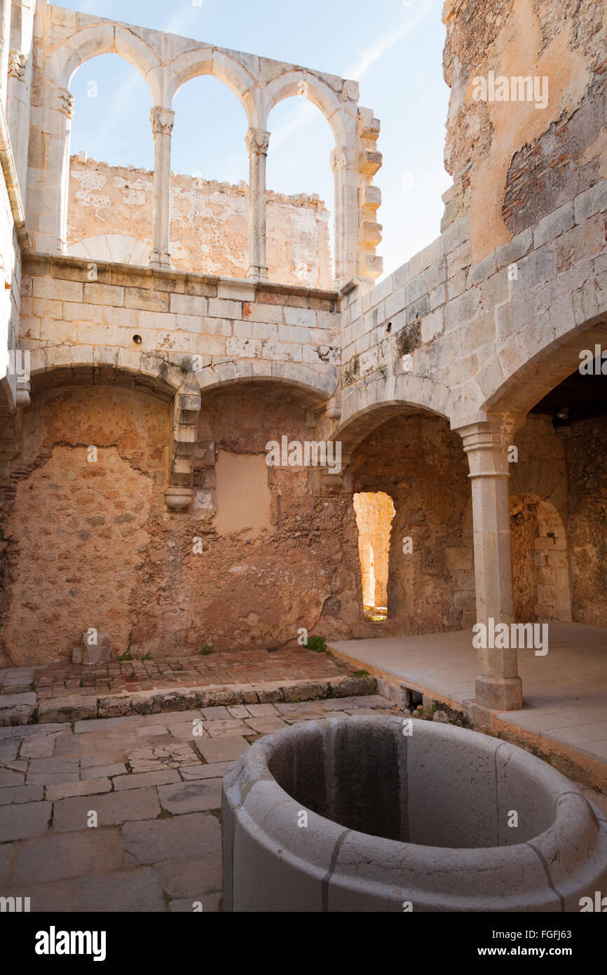 The ruins around the Cistercian Monastery of Saint Mary of Valldigna in ...