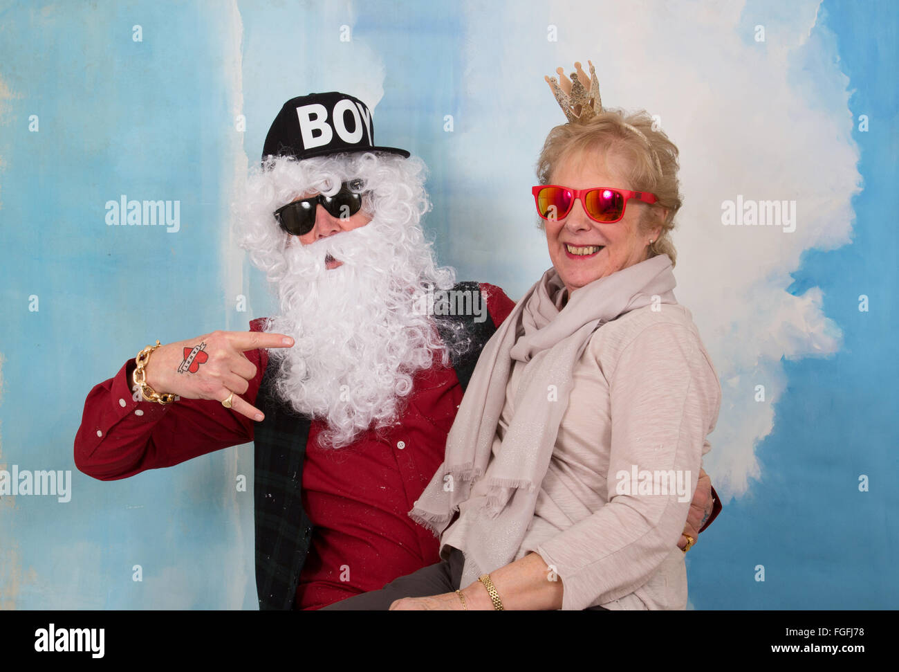 Drunk woman at christmas hi-res stock photography and images - Alamy